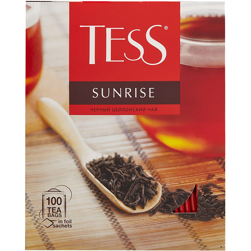 Купить Чай TESS Санрайз черный 100 пак/уп в Санкт-Петербурге – Дело Техники